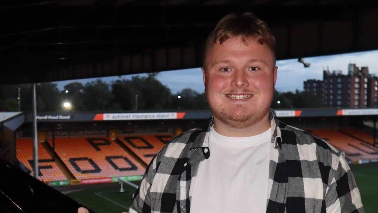 Getting the message across at Vale Park - by Mike Baggaley