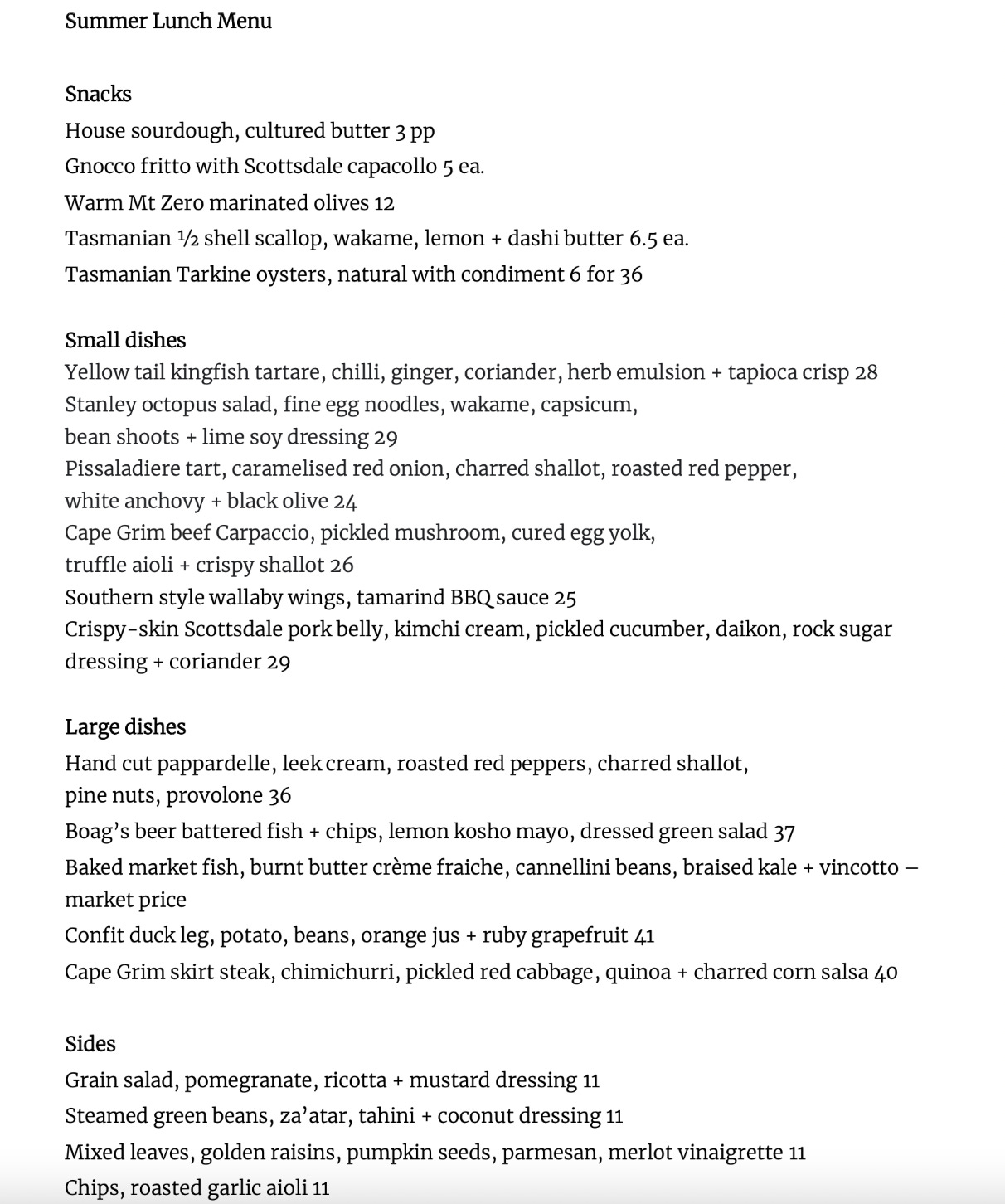 STILLWATER RESTAURANT » Heads Up Launceston 2022