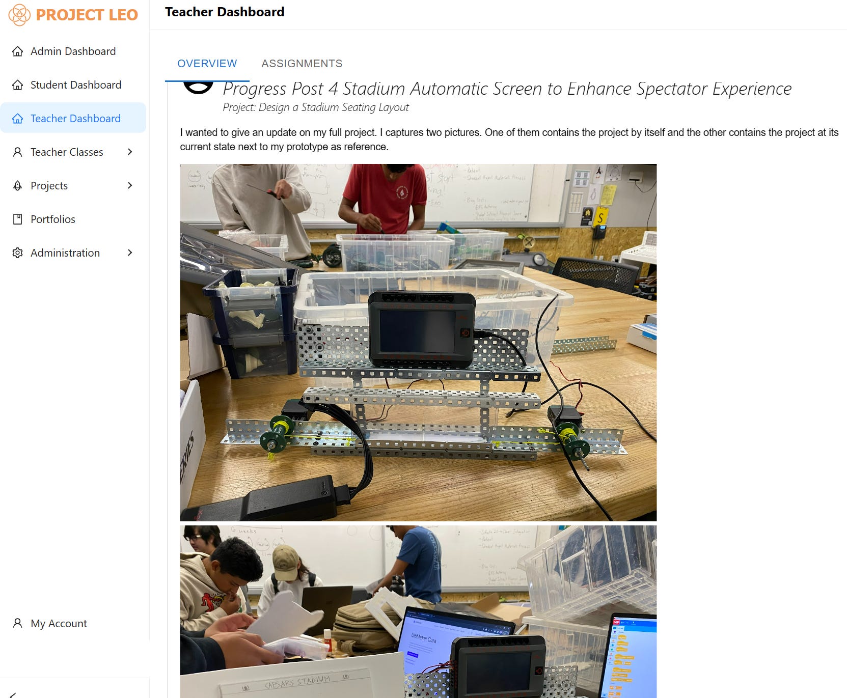Student Progress Posts - by Steven Eno - Project Leo