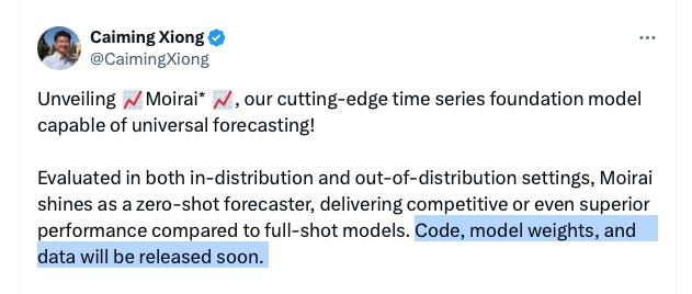 MOIRAI: Salesforce's Foundation Transformer For Time-Series Forecasting