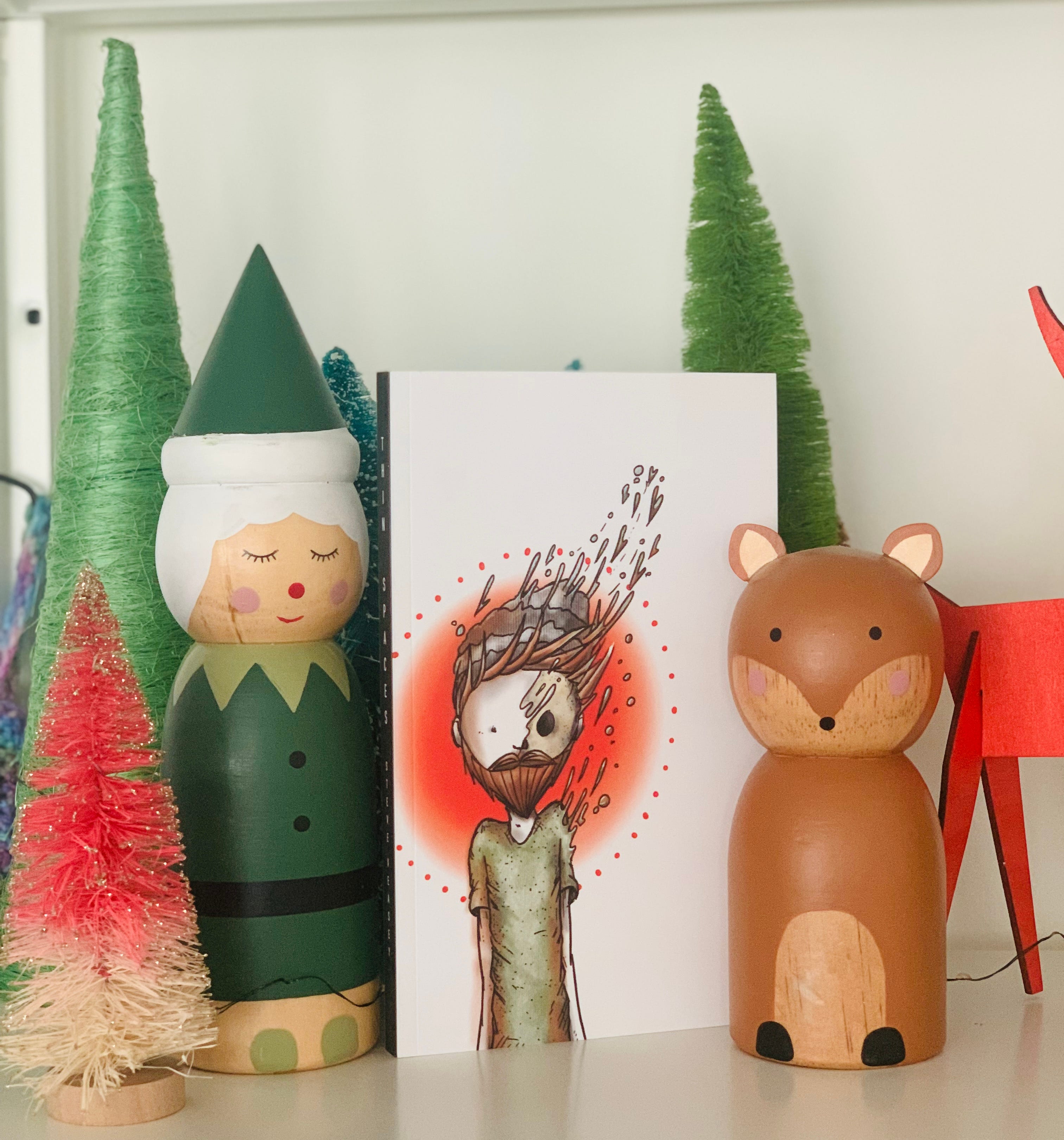 embracing love at christmas. - by steve veasey