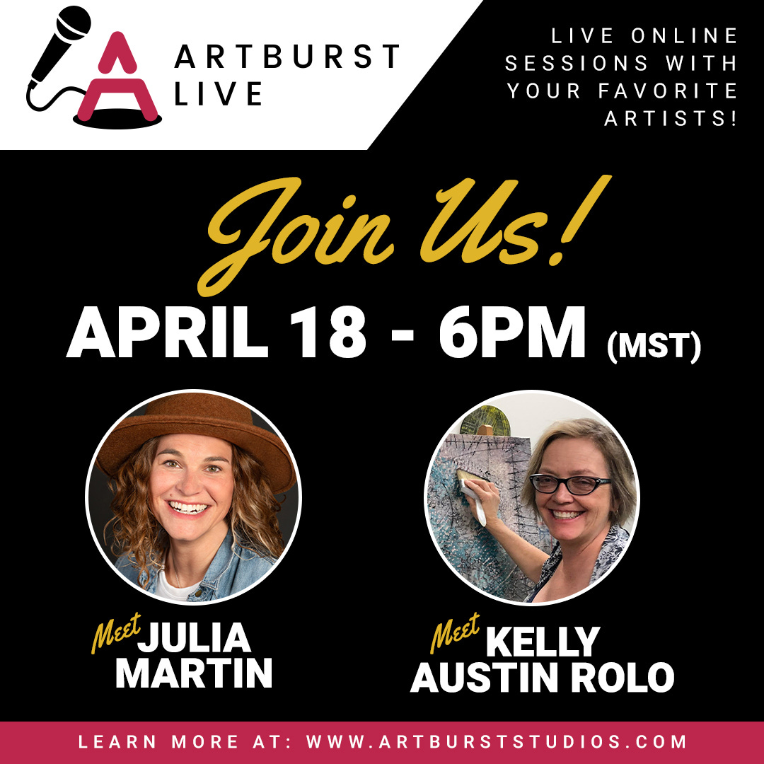 ARTBURST LIVE -- CHAT WITH JULIA - by Julia Martin