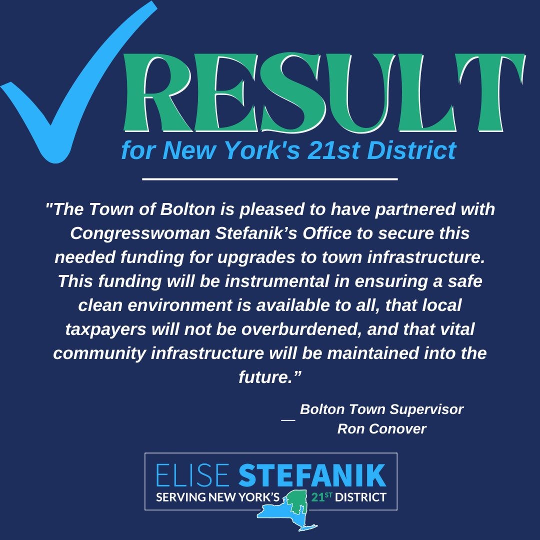 Stefanik takes credit for money she voted against