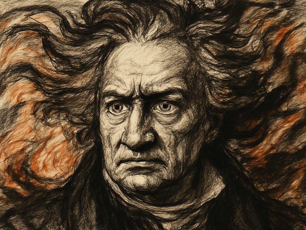 Goethe the Stormwalker - by Constantin von Hoffmeister