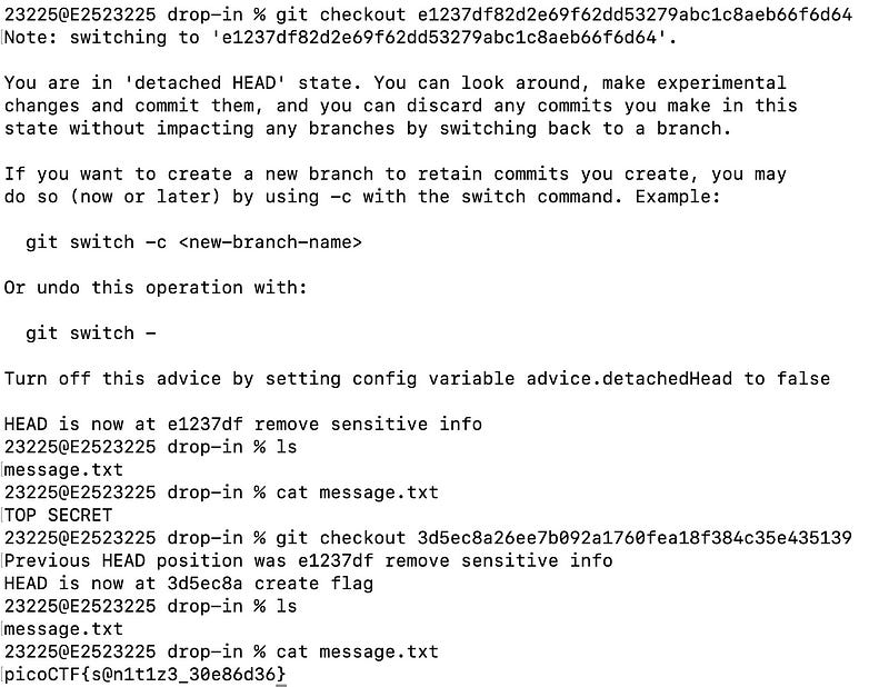 PicoCTF 2024 — Commitment Issues - VISCID’s Substack
