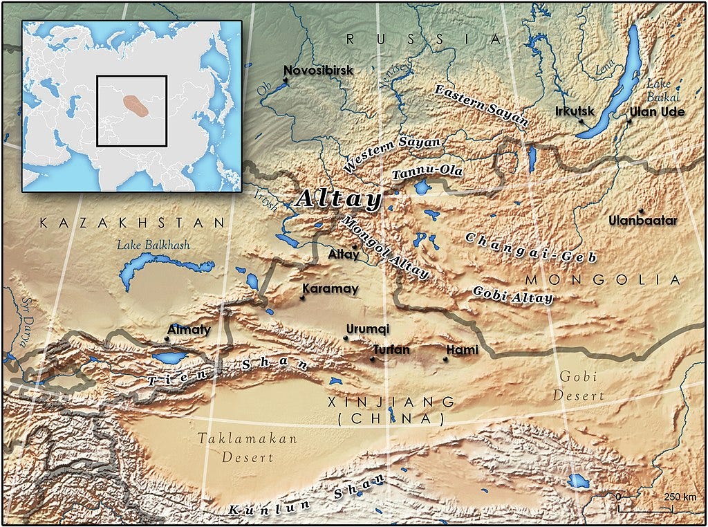 Across the Southern Altai Mountains (1/2) - Grigory Spassky, 1809