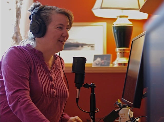 Imposter in an Audio Booth - by Kay Lock Kolp