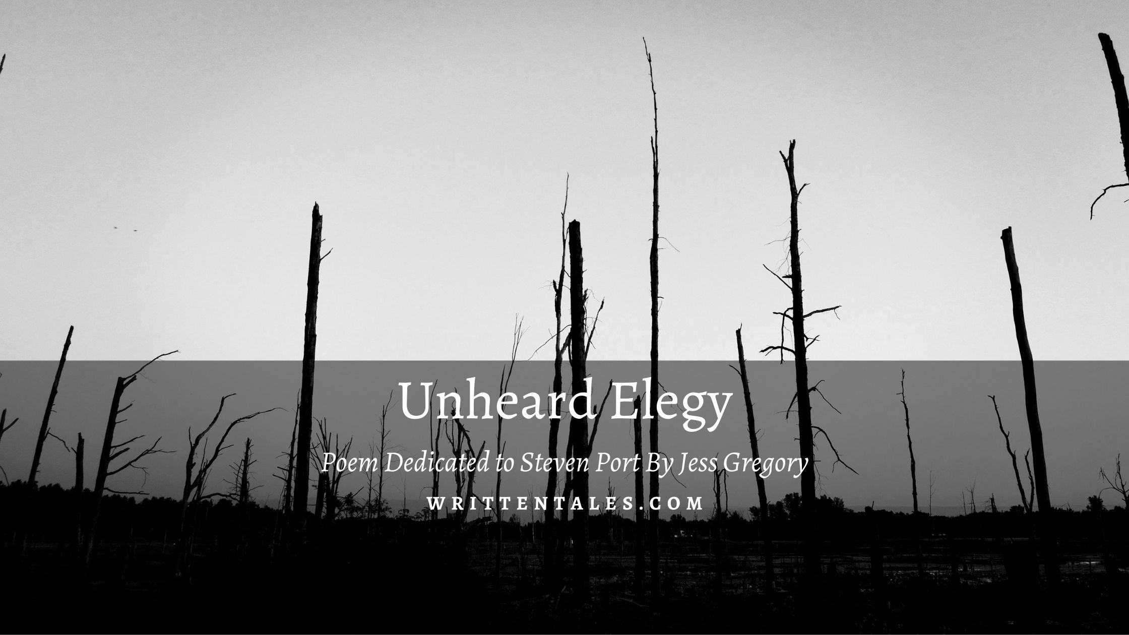 Unheard Elegy - Written Tales Magazine
