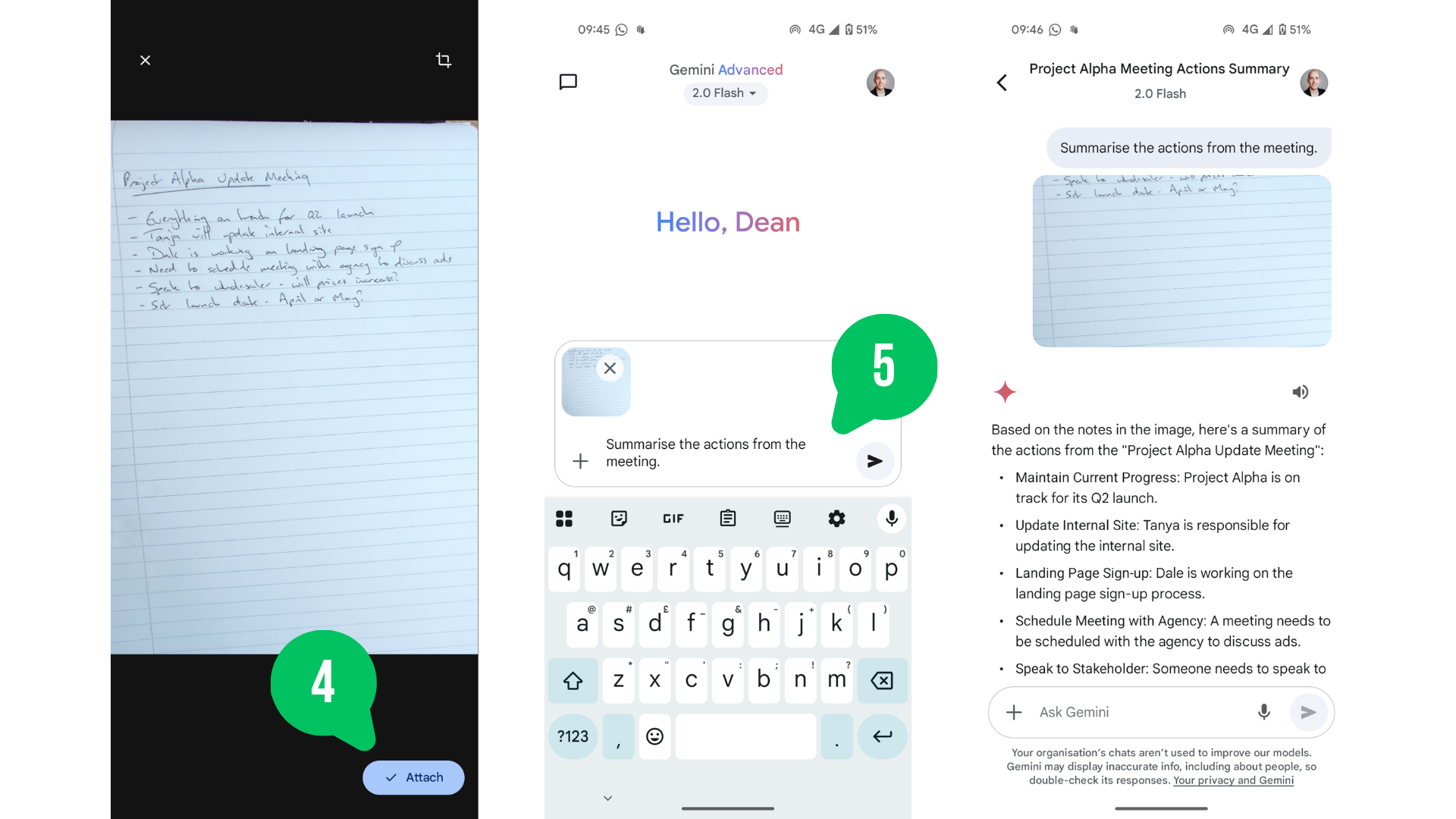 Gemini reads your handwriting?! - by Dean Stokes