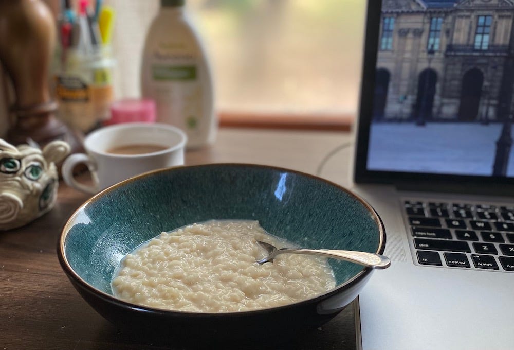 Vanilla Rice Pudding - by Jennie