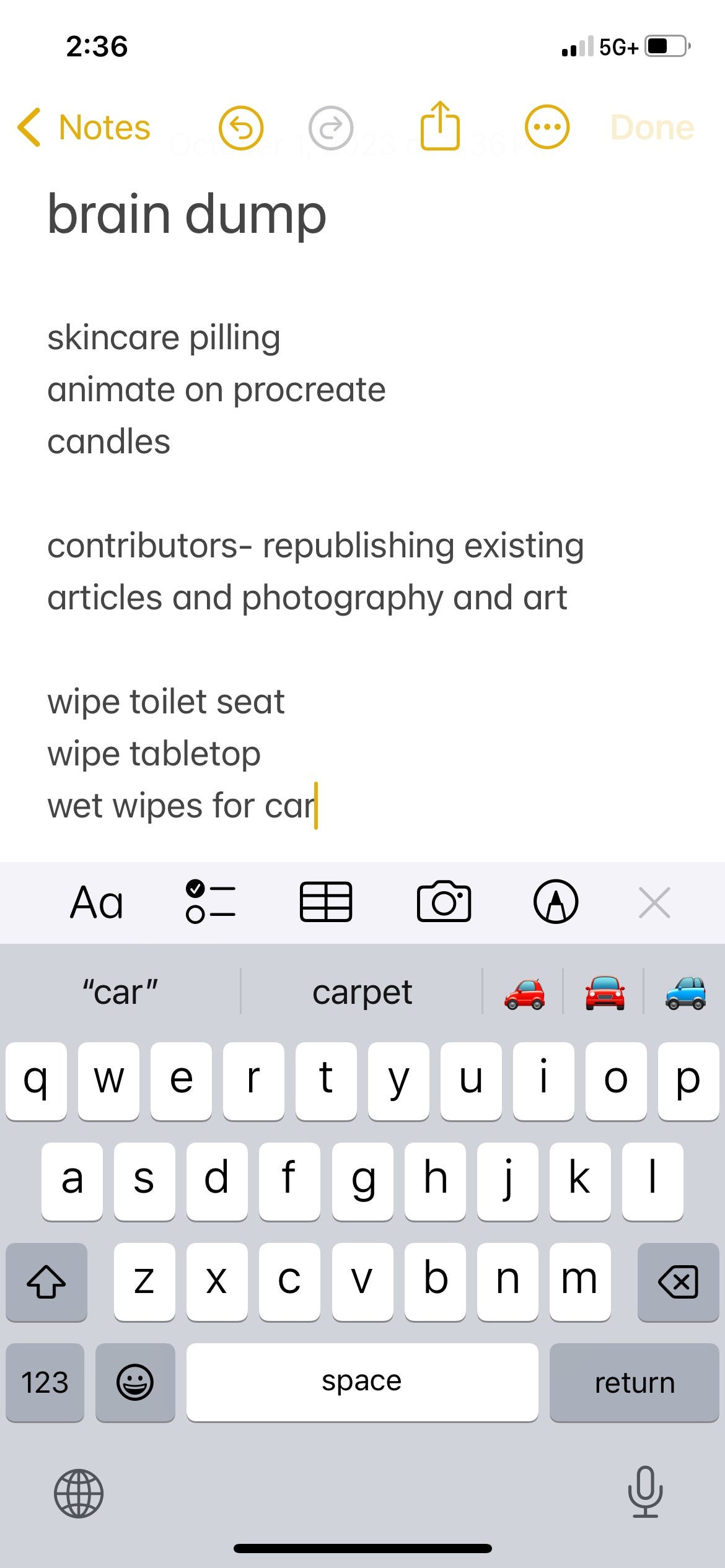 an ode to the notes app - by Evelyn Shi - emotional cabbage