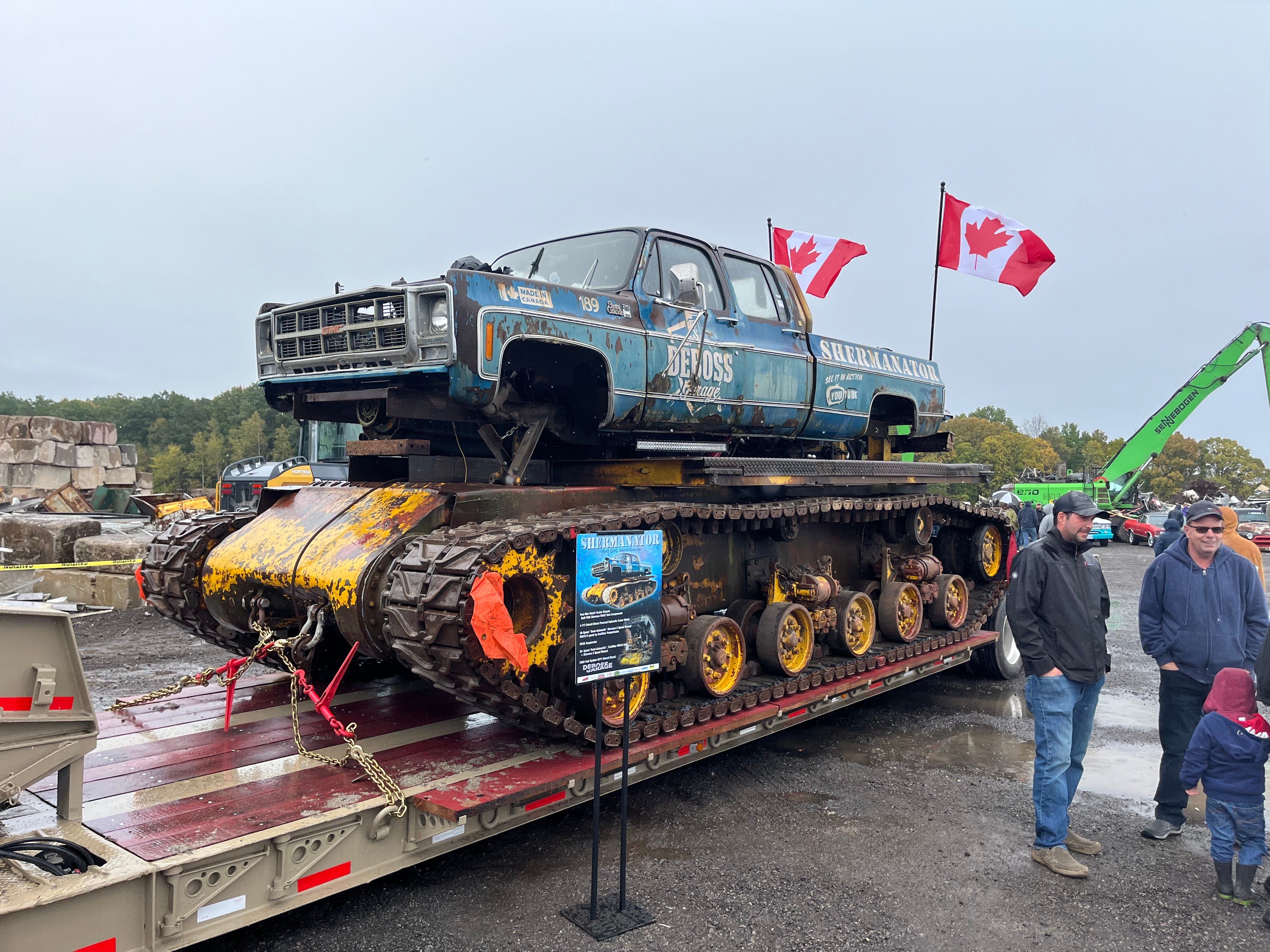 Up Close with Edison Motors prototype Diesel Electric Hybrid Truck