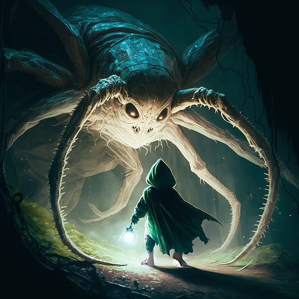 Ladies (Creatures?) of LOTR: Shelob - by Kat Deal