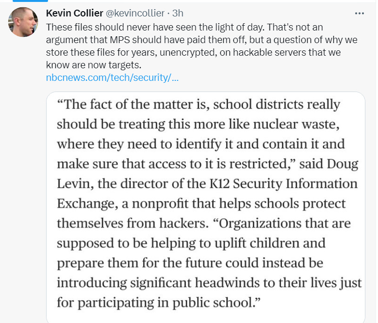 Hackers Circulate Highly Sensitive Files on Minneapolis School Children