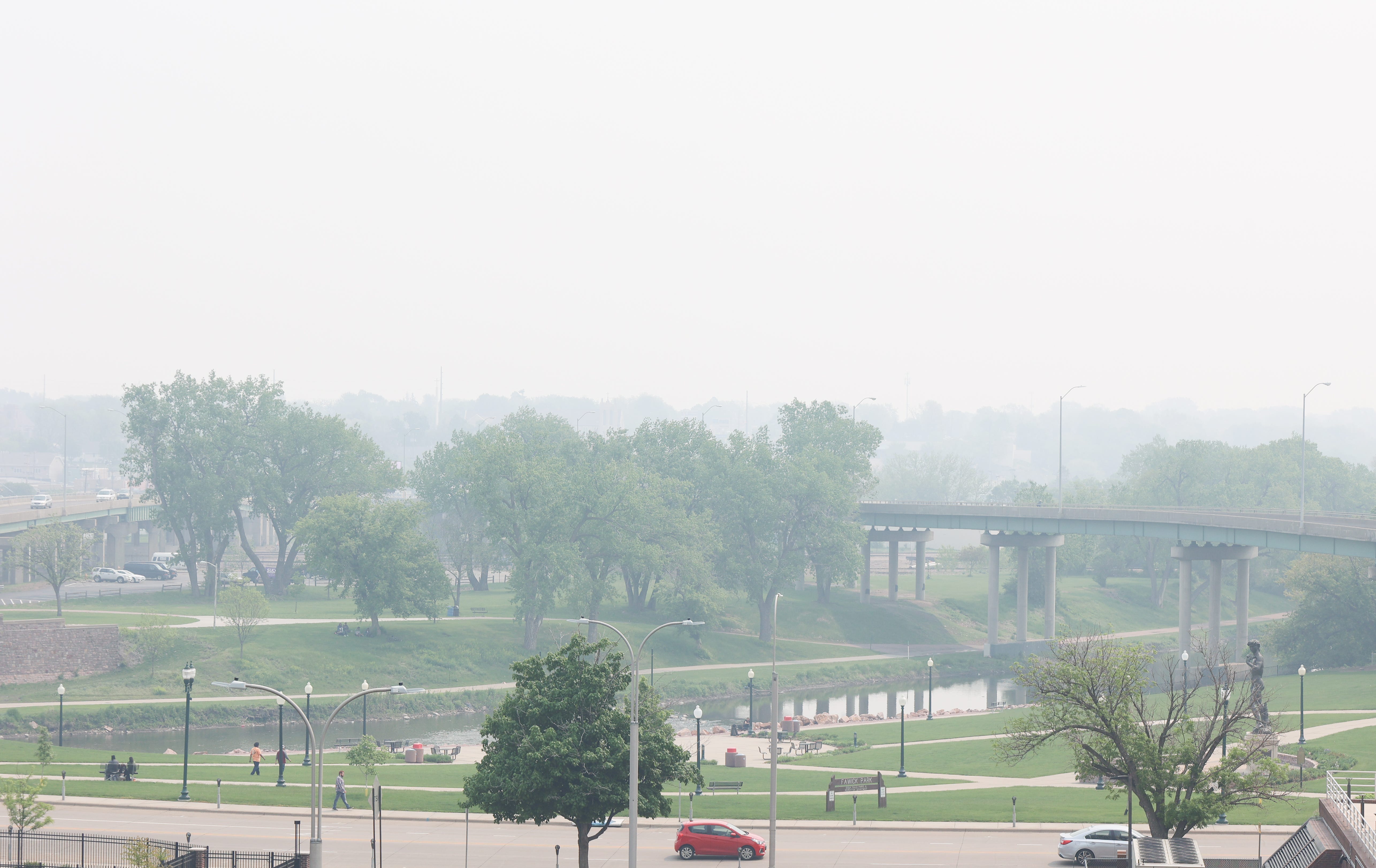 Canadian wildfires bring hazy conditions to South Dakota