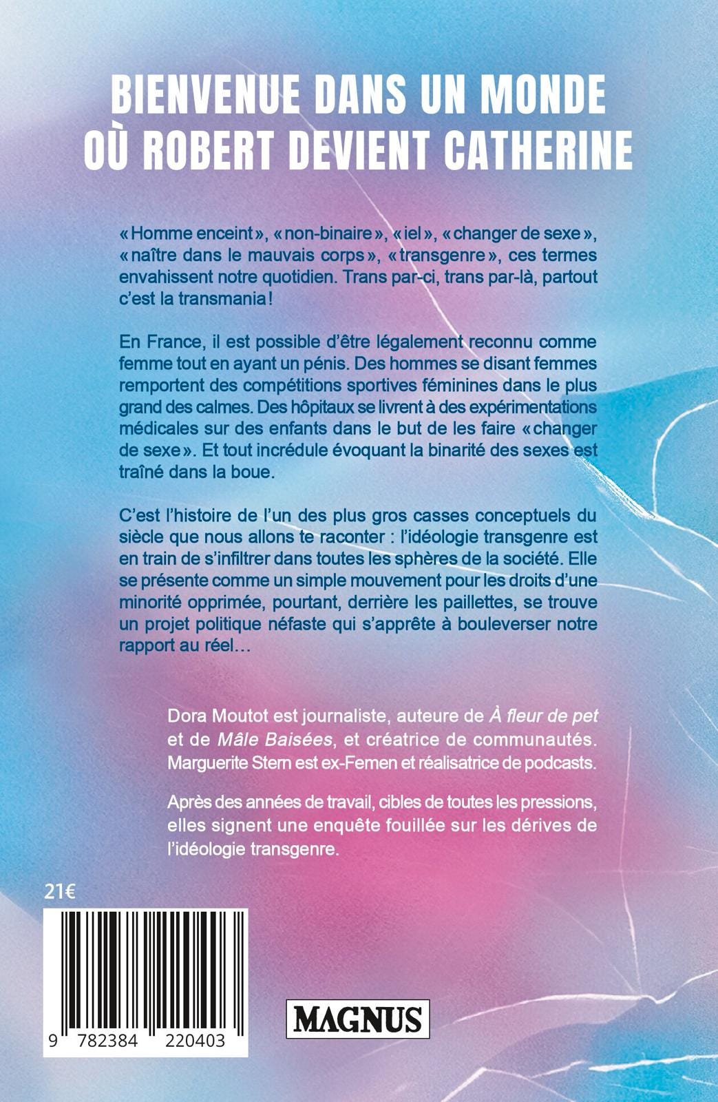Notre livre "Transmania: Enquête sur les dérives de l'idéologie ...