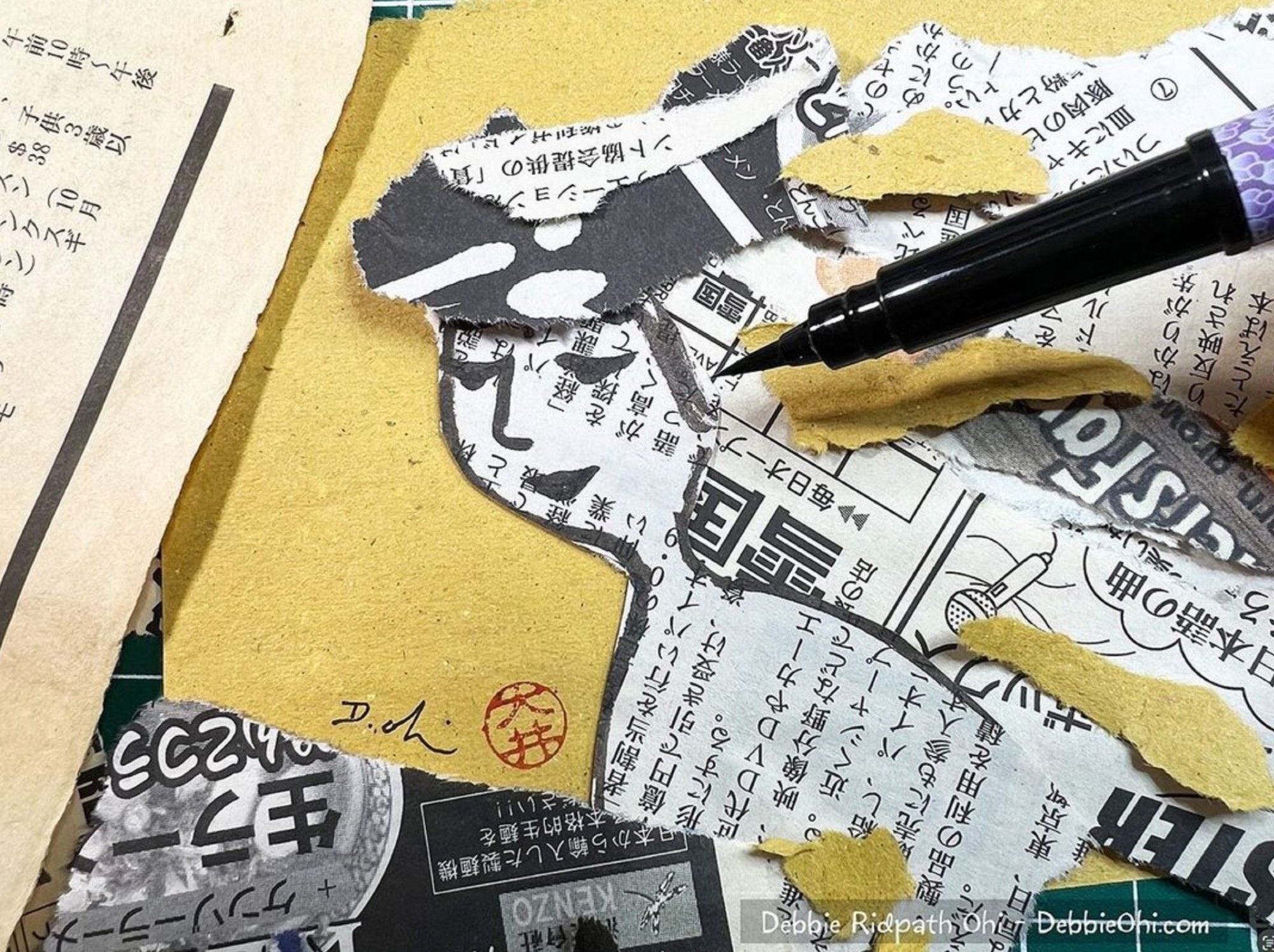 Playing with collage, investigating copyright issues when using print ...