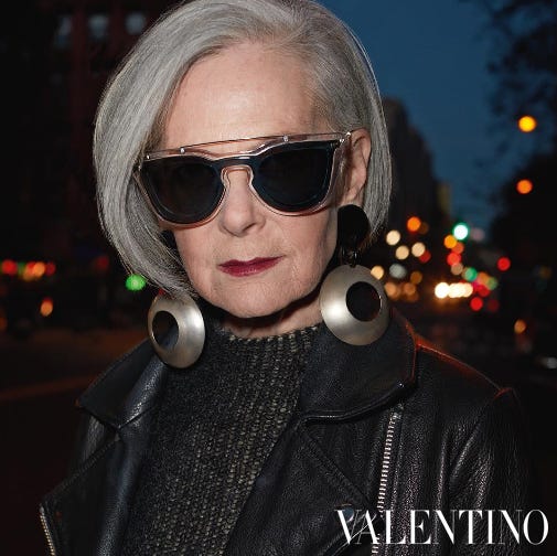 Conversations with women (over 40): no longer Accidental Icon, Lyn Slater