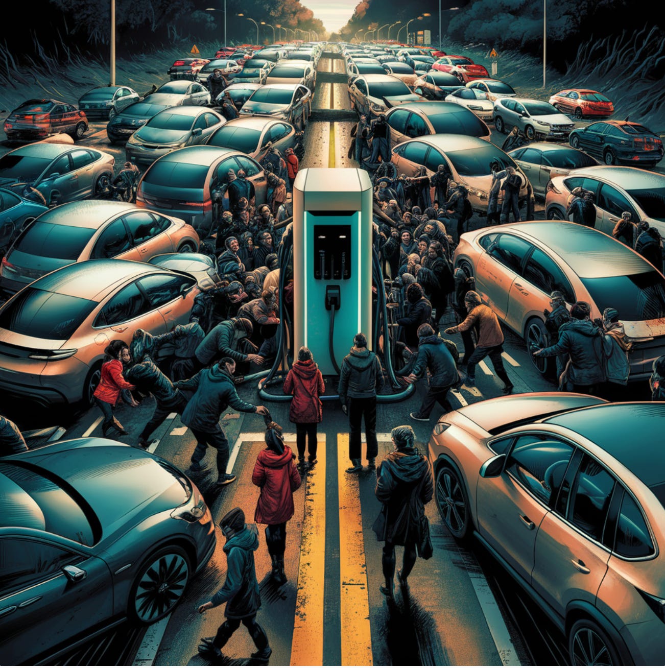 America’s Shocking EV Charger Shortage - by Vince Beiser