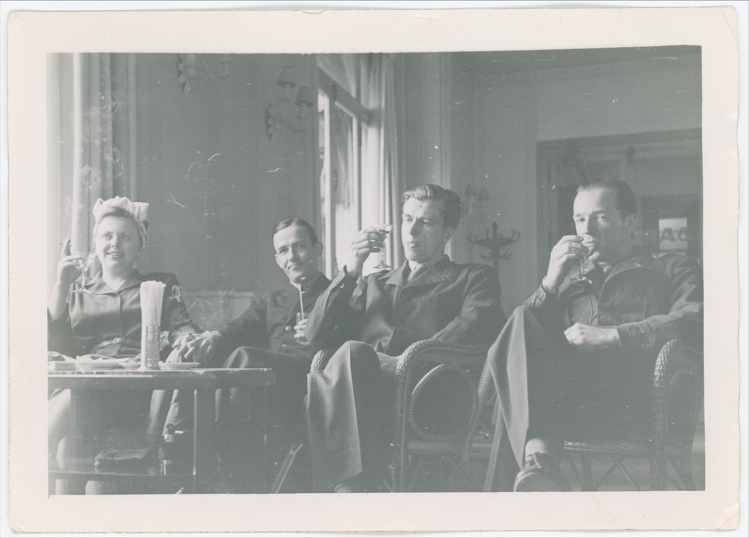 OSS Agents in Repose, After the Guns Fell Silent