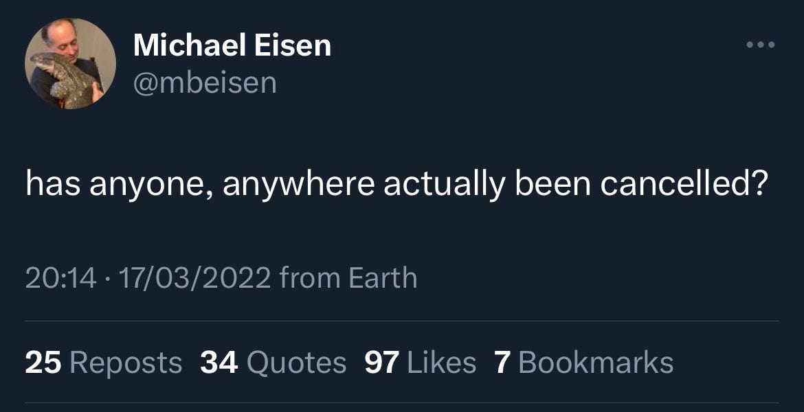 ELife fires Mike Eisen for Tweets