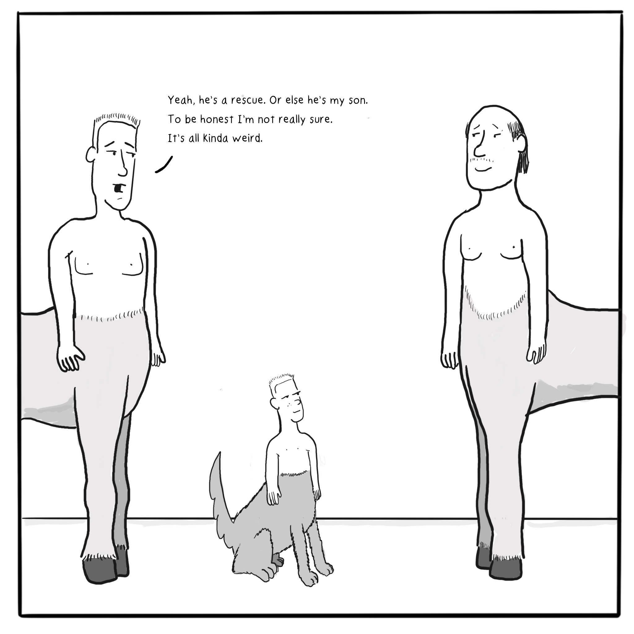 Centering The Centaurs - by Louis Wittig