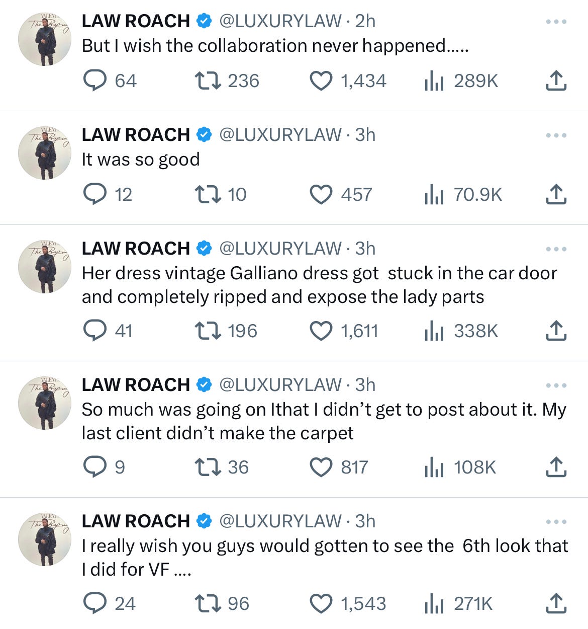 Which Problematic Client Is Causing Law Roach To Scatter? An Investigation