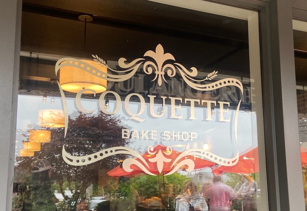 Can I find a good Bainbridge Island bagel at... Coquette Bake Shop