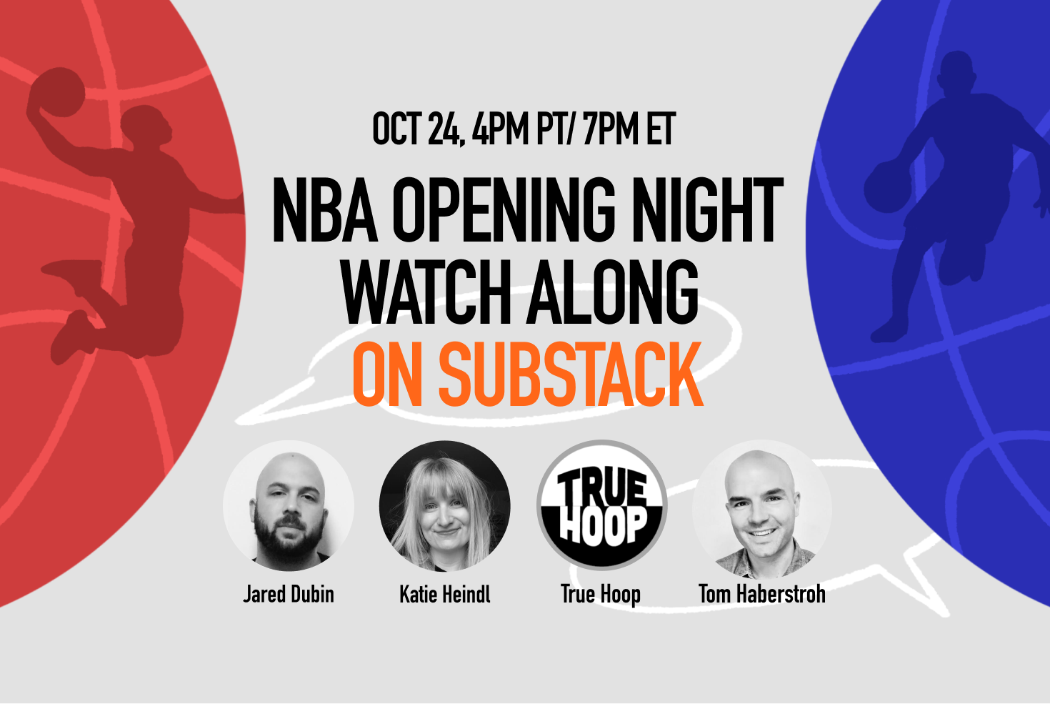 Mark your calendar: Substack NBA watch along