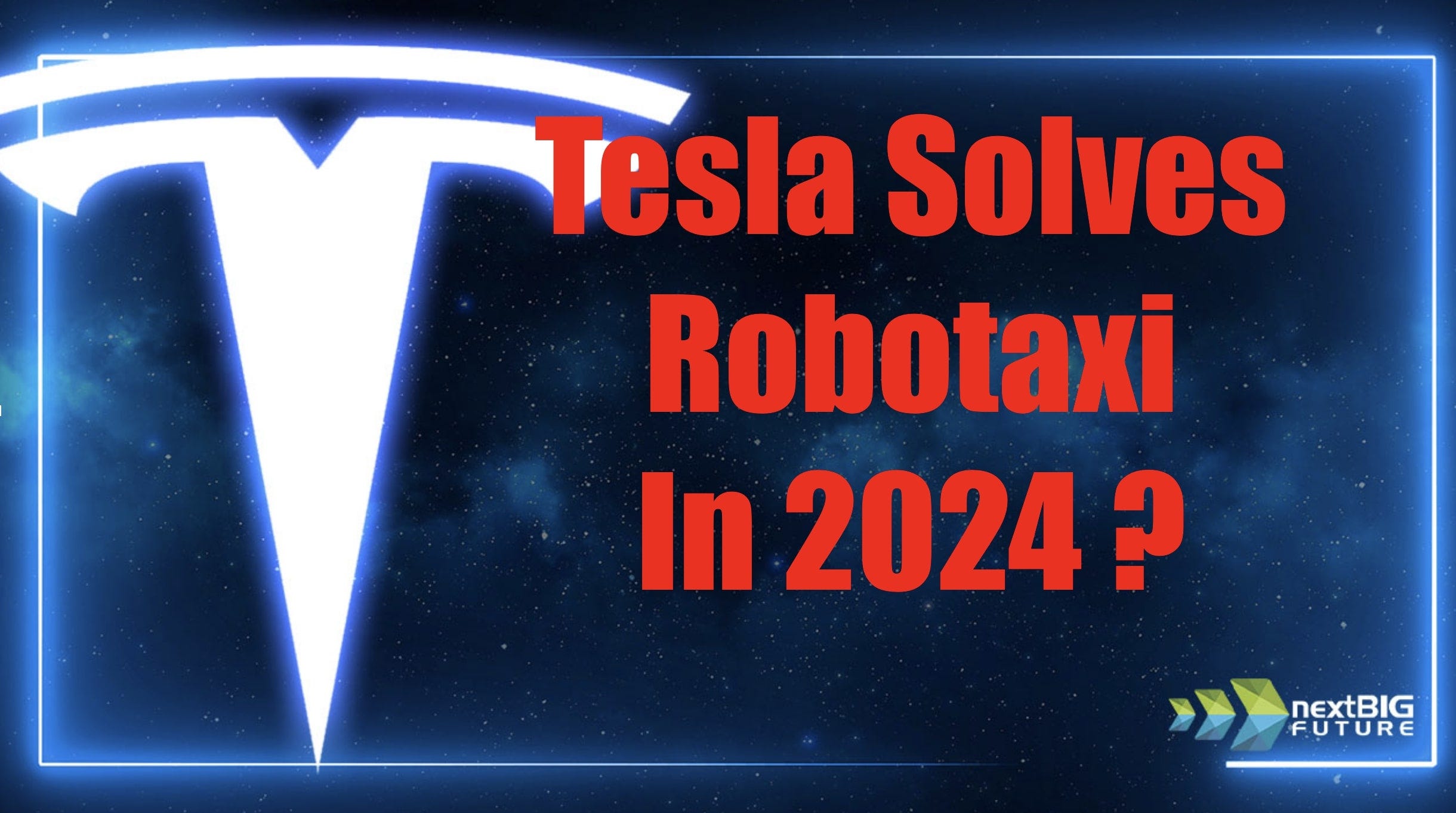 Tesla Robotaxi FSD Software Solution and Major Partners By the End of 2024?
