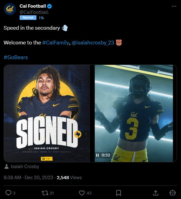 Cal Football Signing Day 2024 Live Chat: Could there be some surprises ...