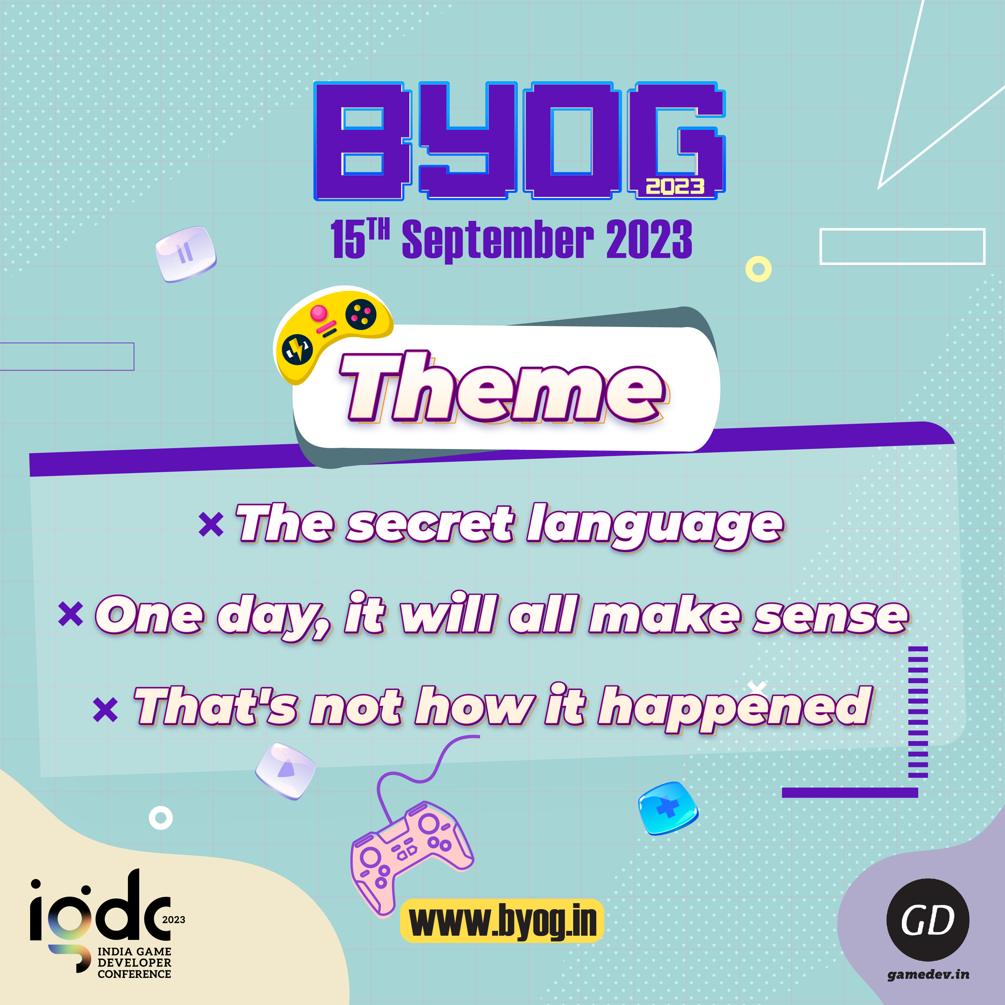 BYOG 2023 is here! - by Binigya Dahal - GameDev India