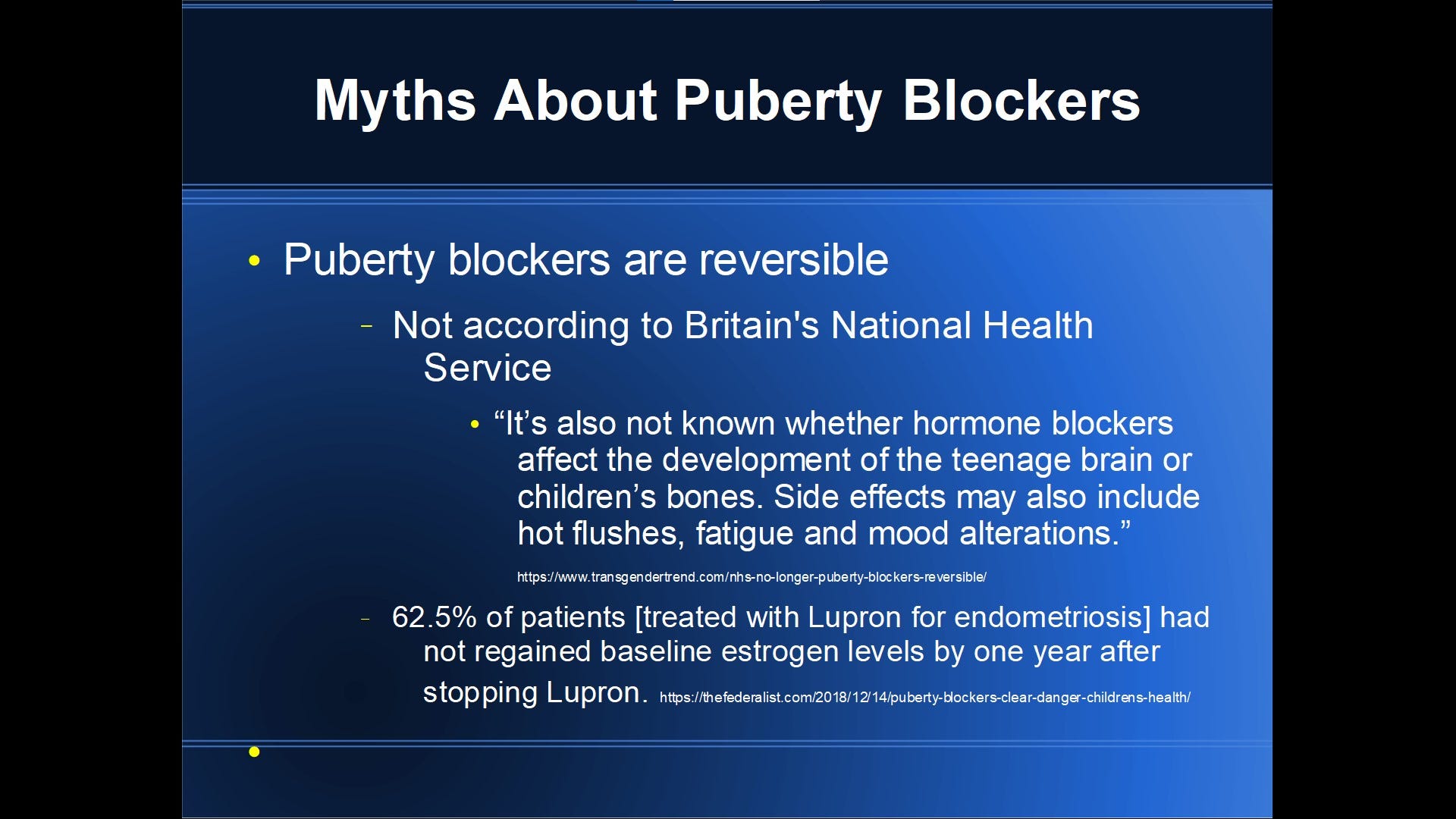 The Truth About Puberty Blockers - Uncle Garrett