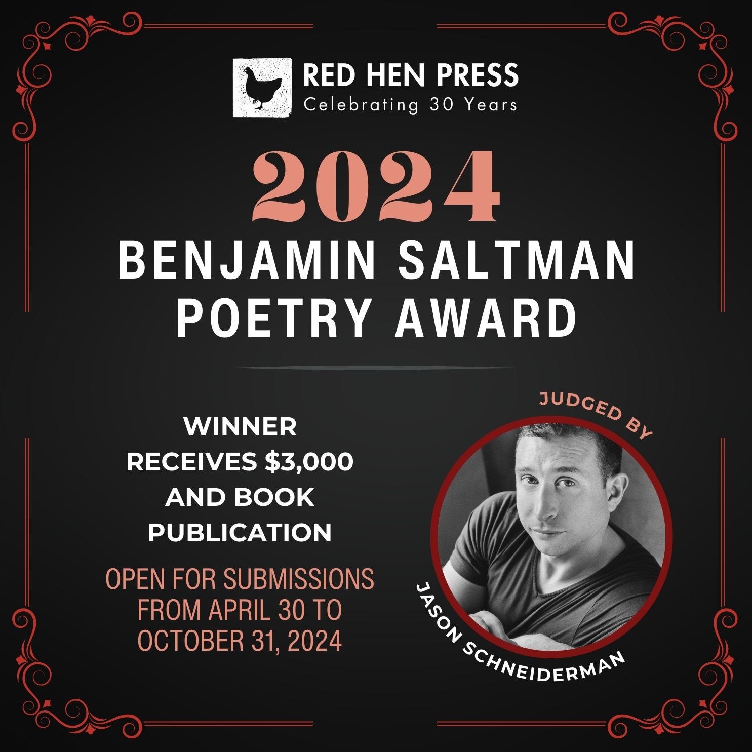 CALL FOR SUBMISSIONS: Benjamin Saltman Poetry Award