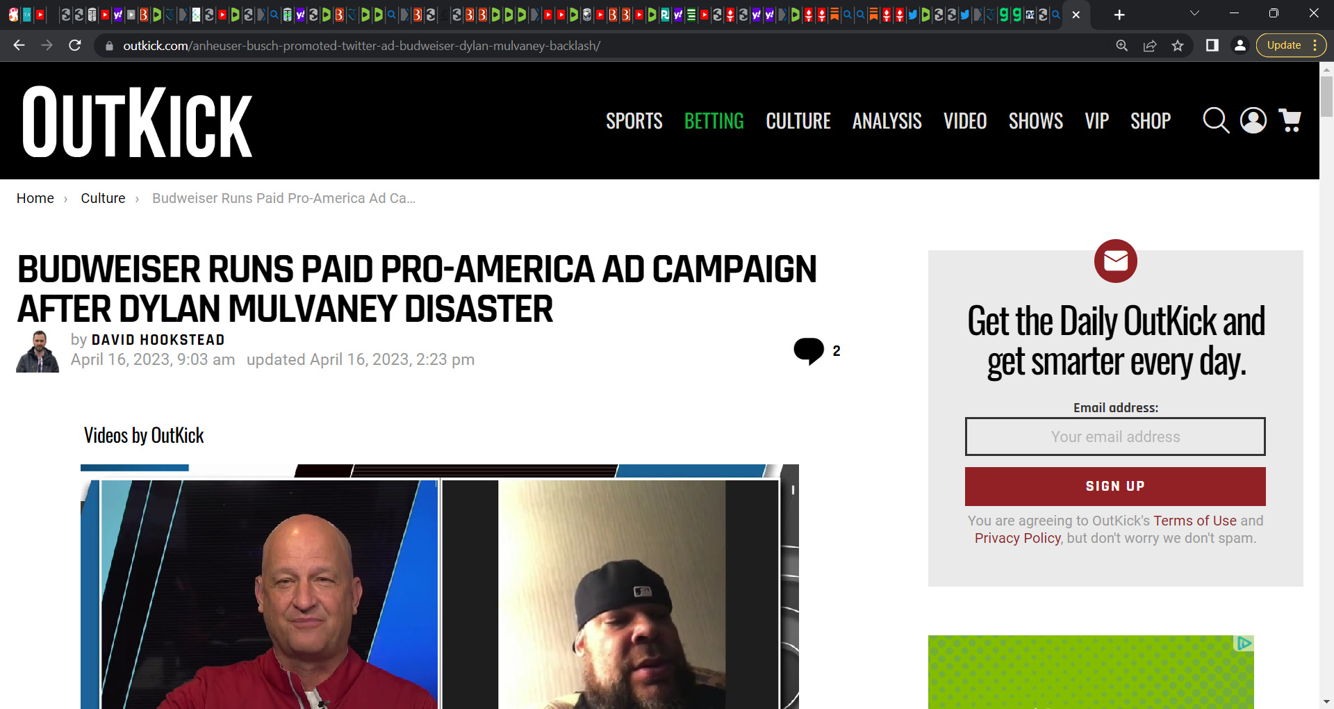 Budweiser: BUTTWEISER RUNS PAID PRO-AMERICA AD CAMPAIGN AFTER DYLAN MU ...