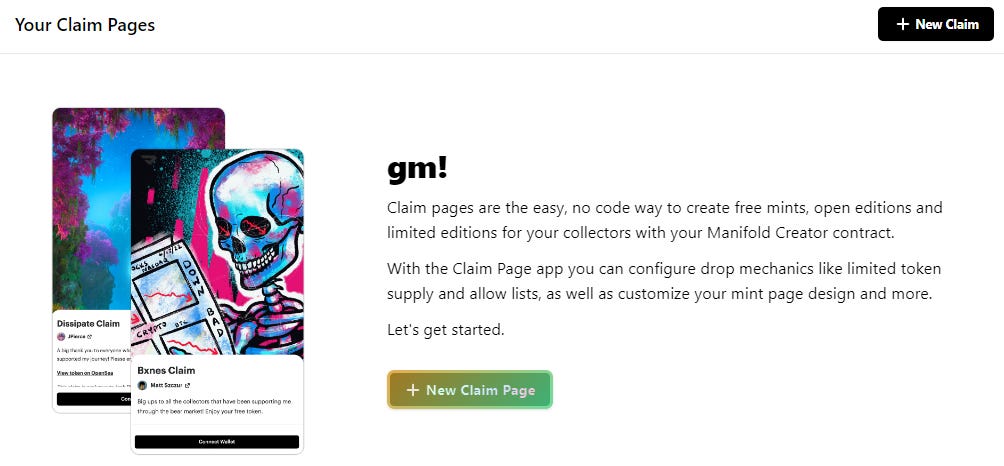 Minting on Manifold 101 🎆 - by William M. Peaster