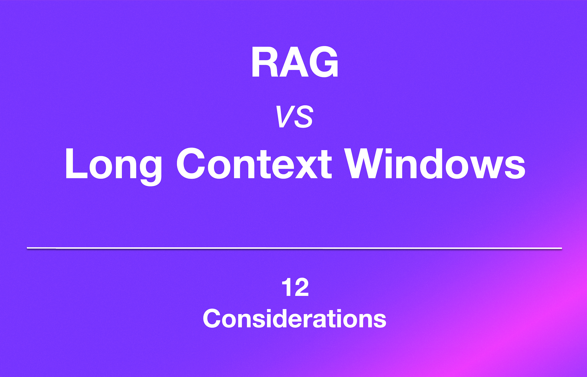 Please Stop Saying Long Context Windows Will Replace RAG