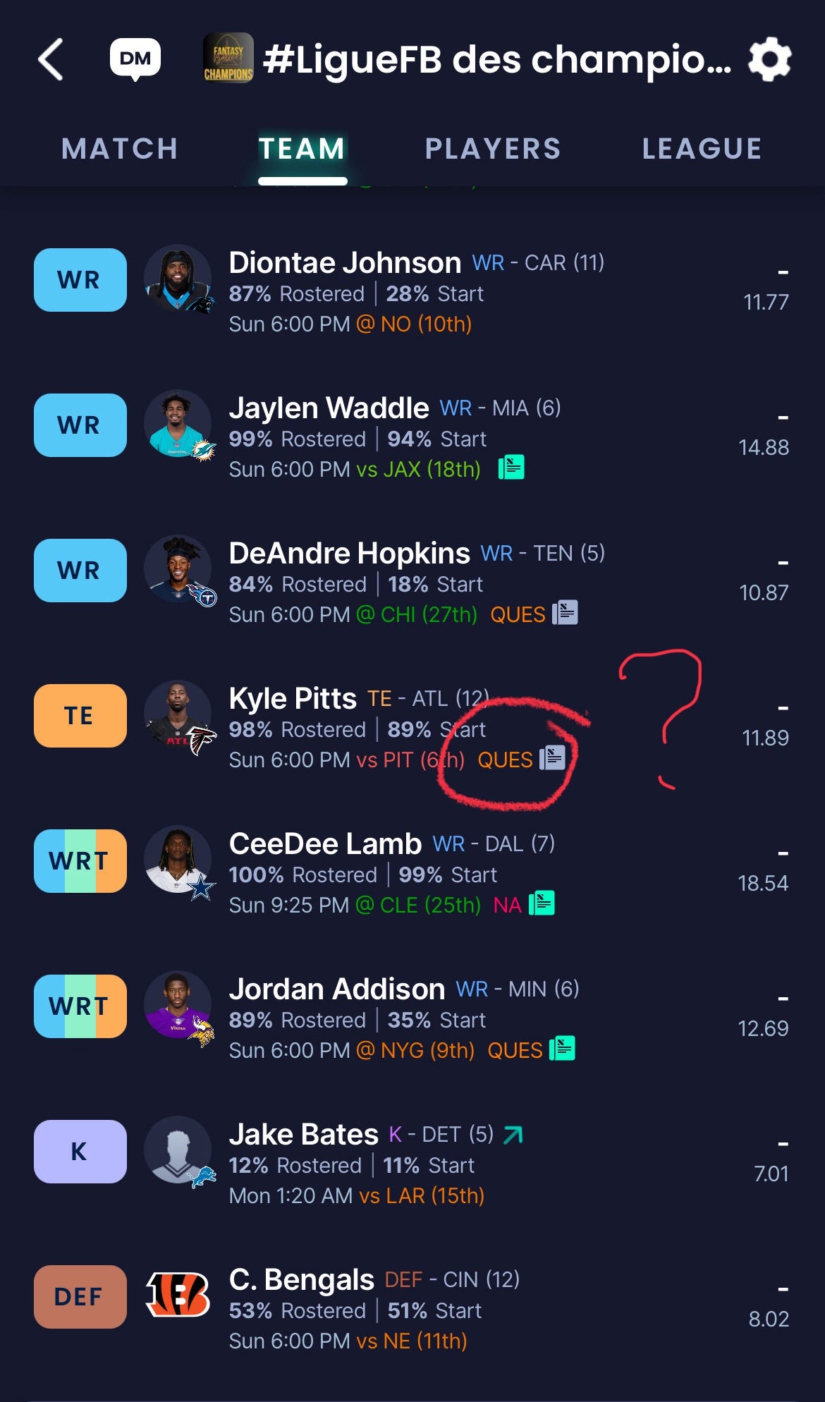 Comment fonctionne l’auto-sub sur Sleeper?