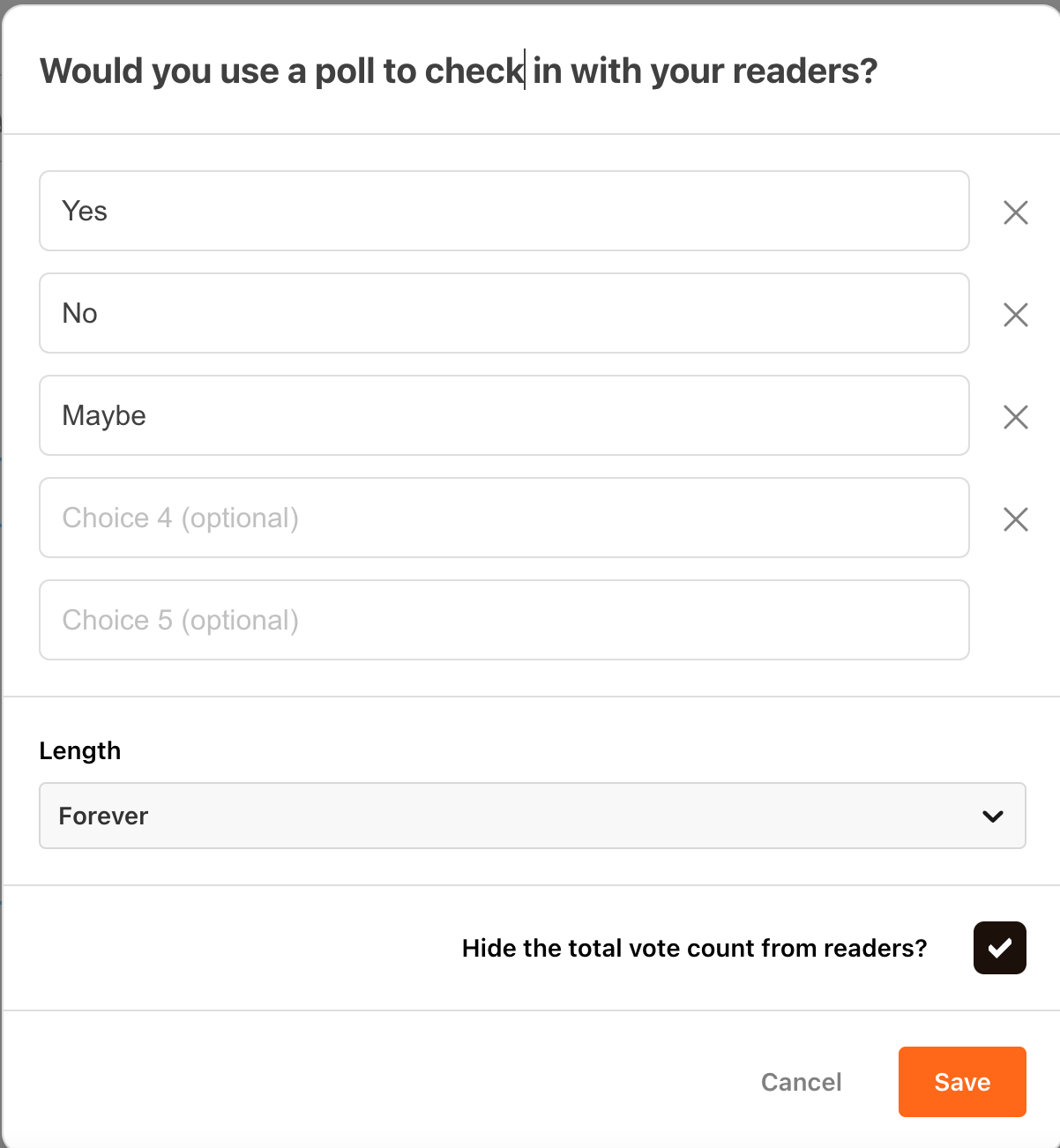 Substack: Polling Is Easy. - by Jayshree Gururaj