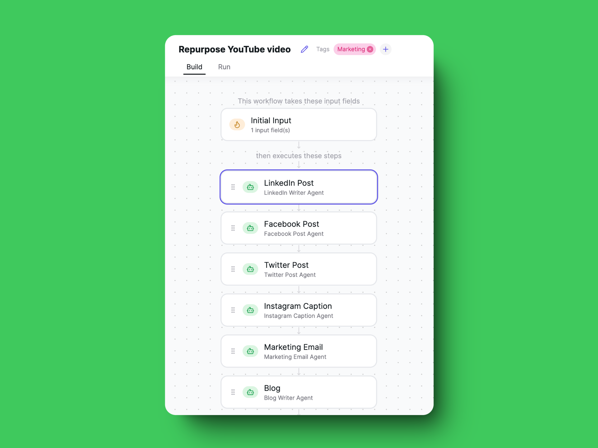 How to stack multiple GPTs together to do a multi-step process