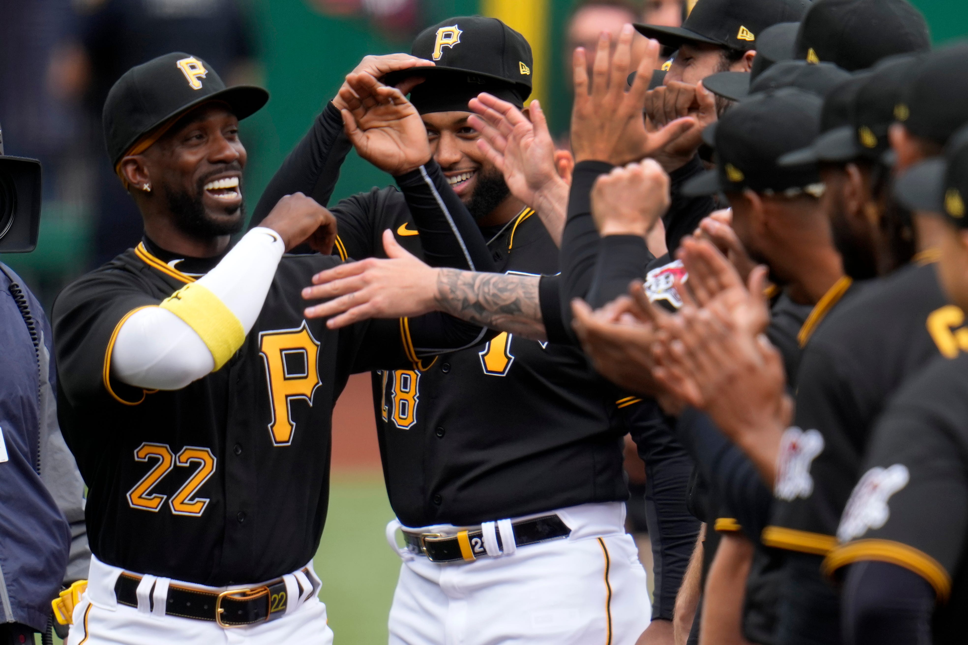 The joy of having a baseball team