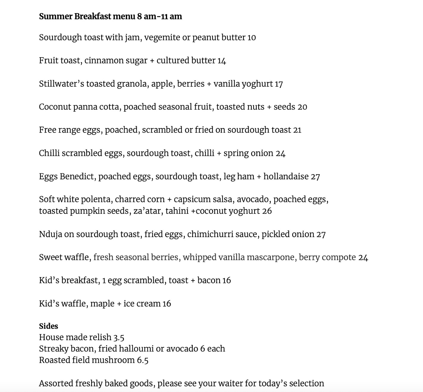 STILLWATER RESTAURANT » Heads Up Launceston 2022