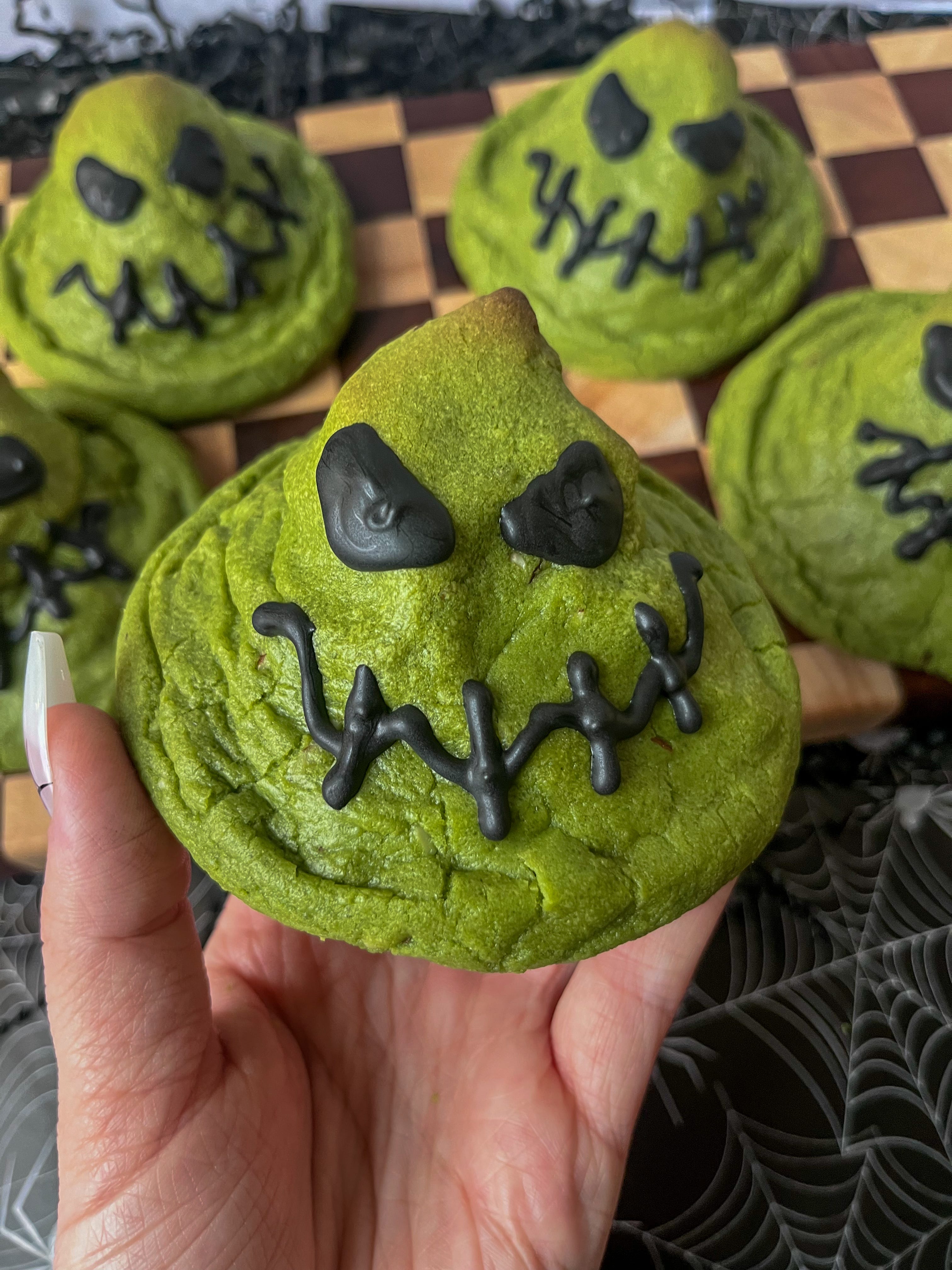 Oogie Boogie Stuffed Cookies - by Rachael Galano