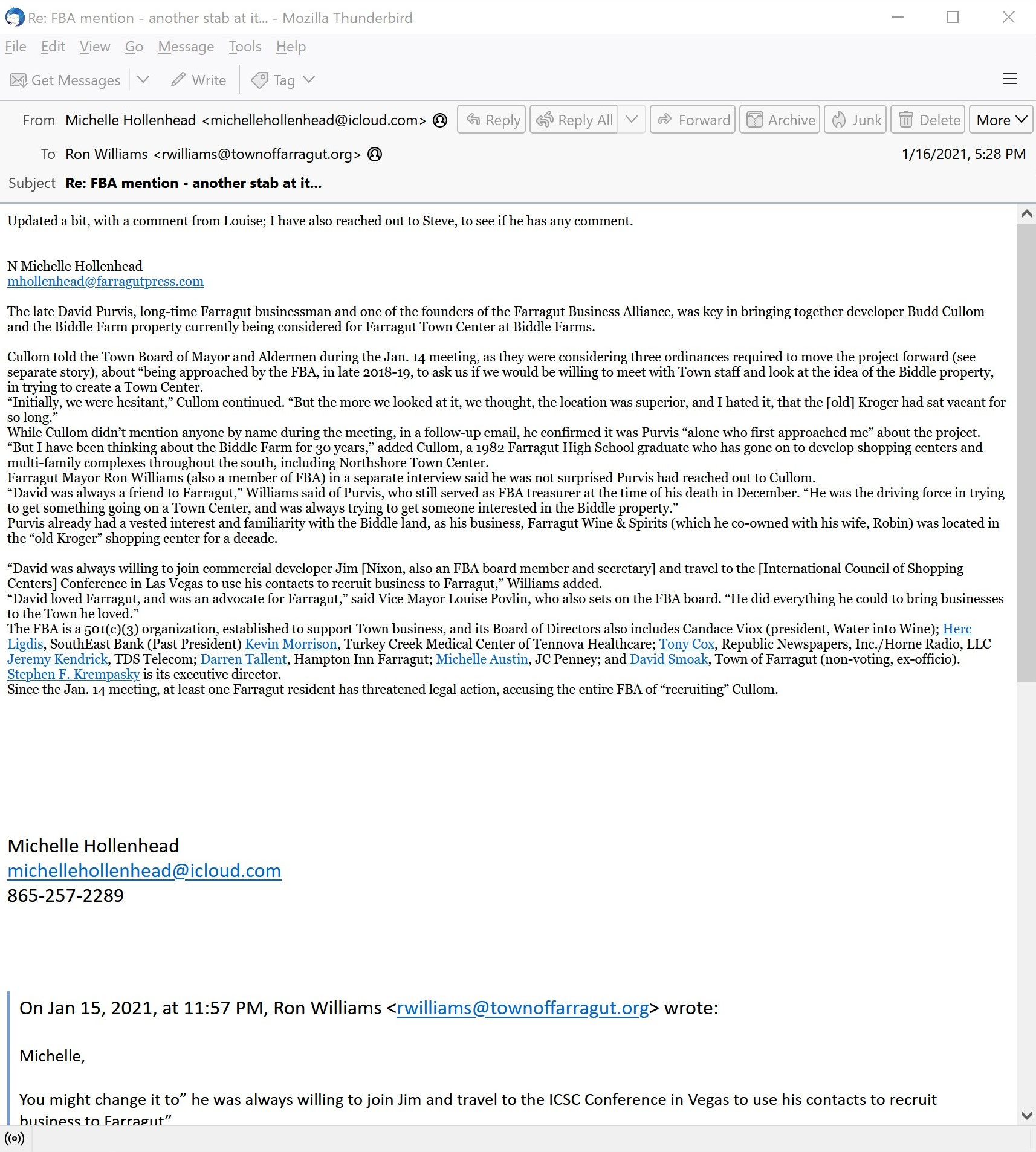 Release #1 Ode to Farragut Press