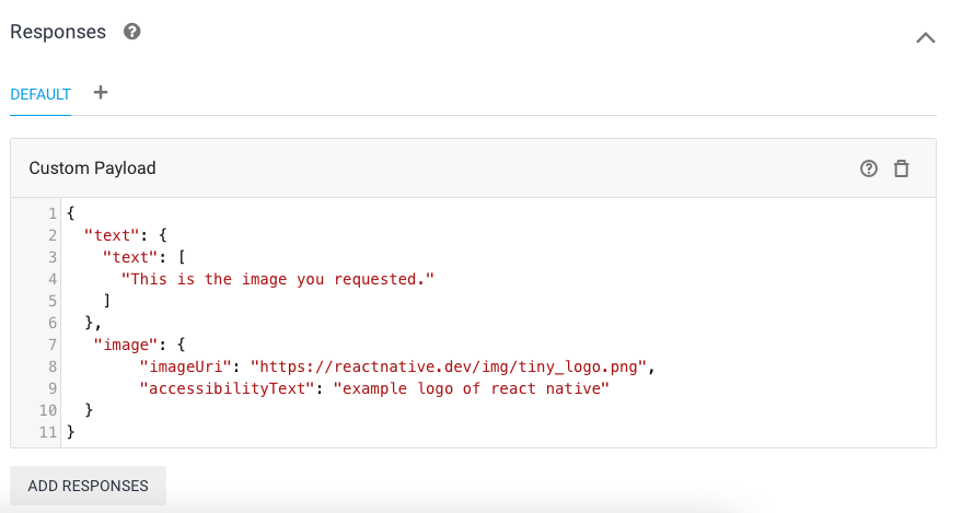 Configure And Access The Custom Payload When Using Dialogflow To Send Richer Messages