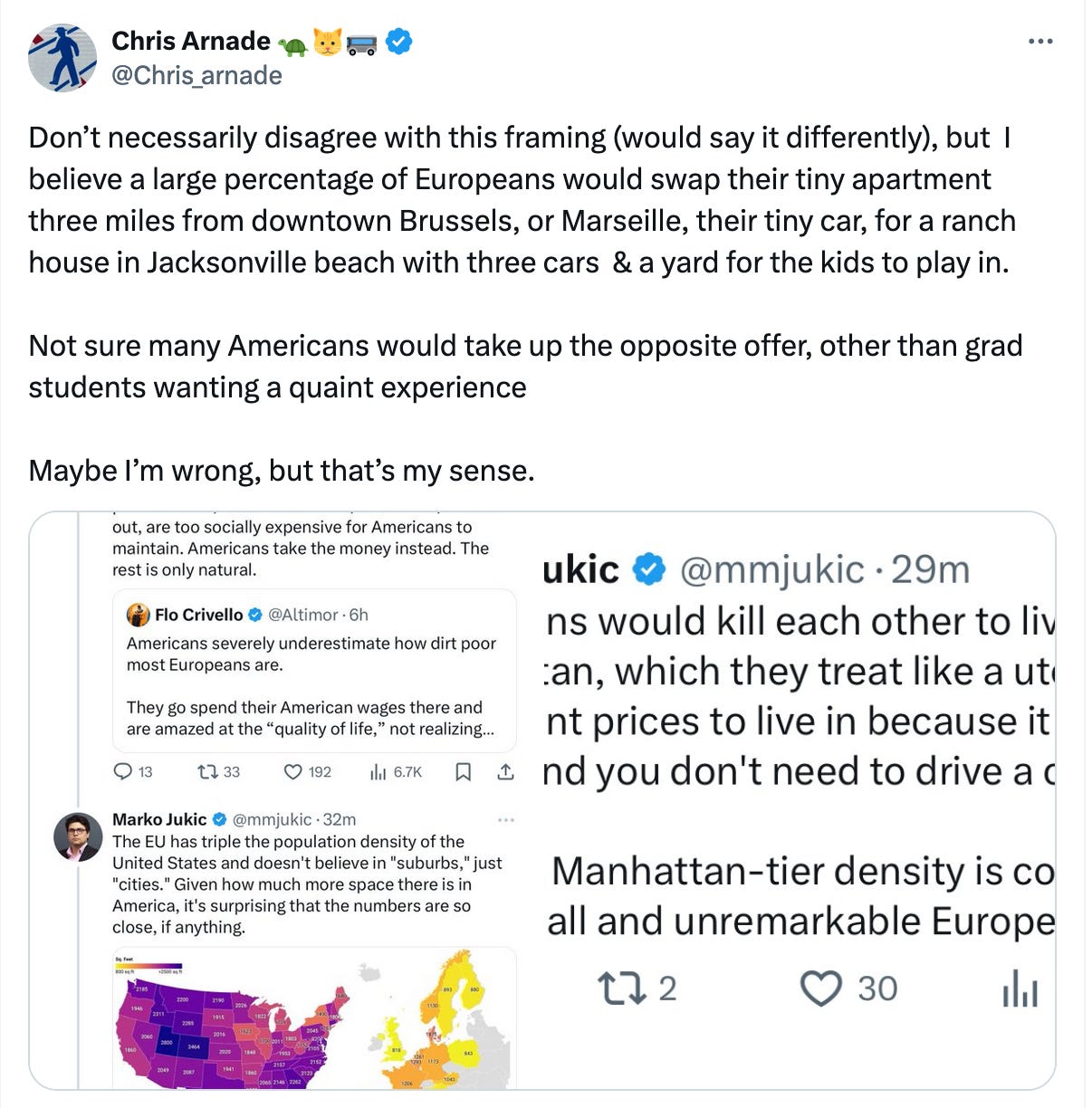 US is better than Europe! - Chris Arnade Walks the World