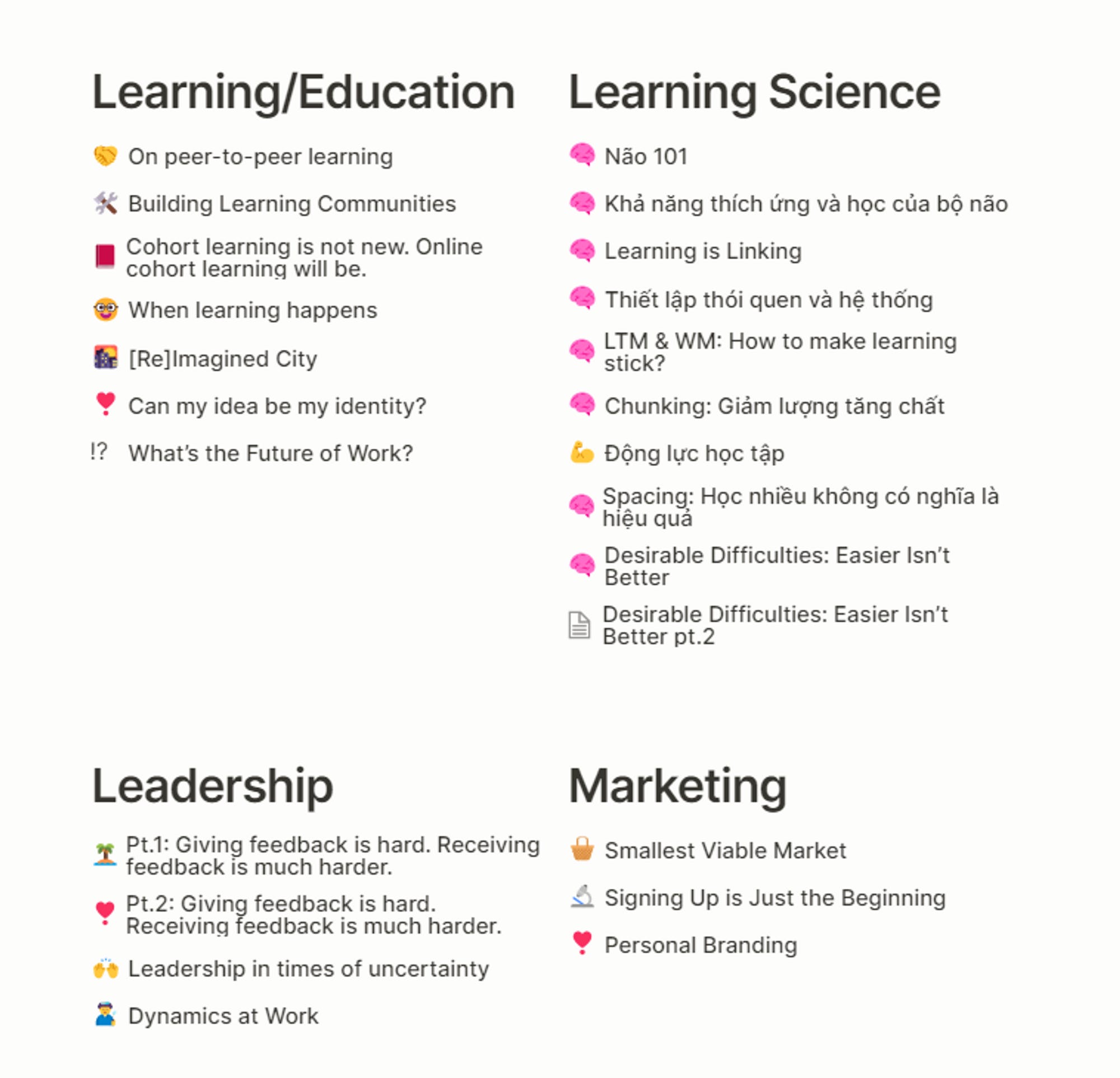 Learning portfolio và cách tỏa sáng khi tìm việc