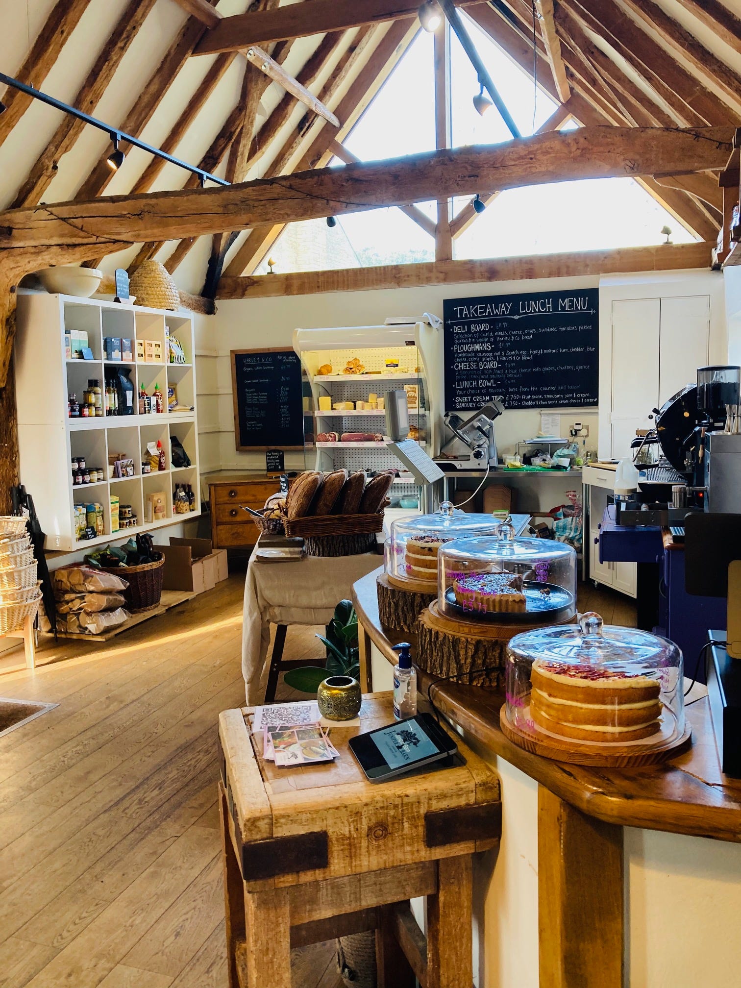 Food review of Juniper Barn Cafe and Deli in Rendham Suffolk