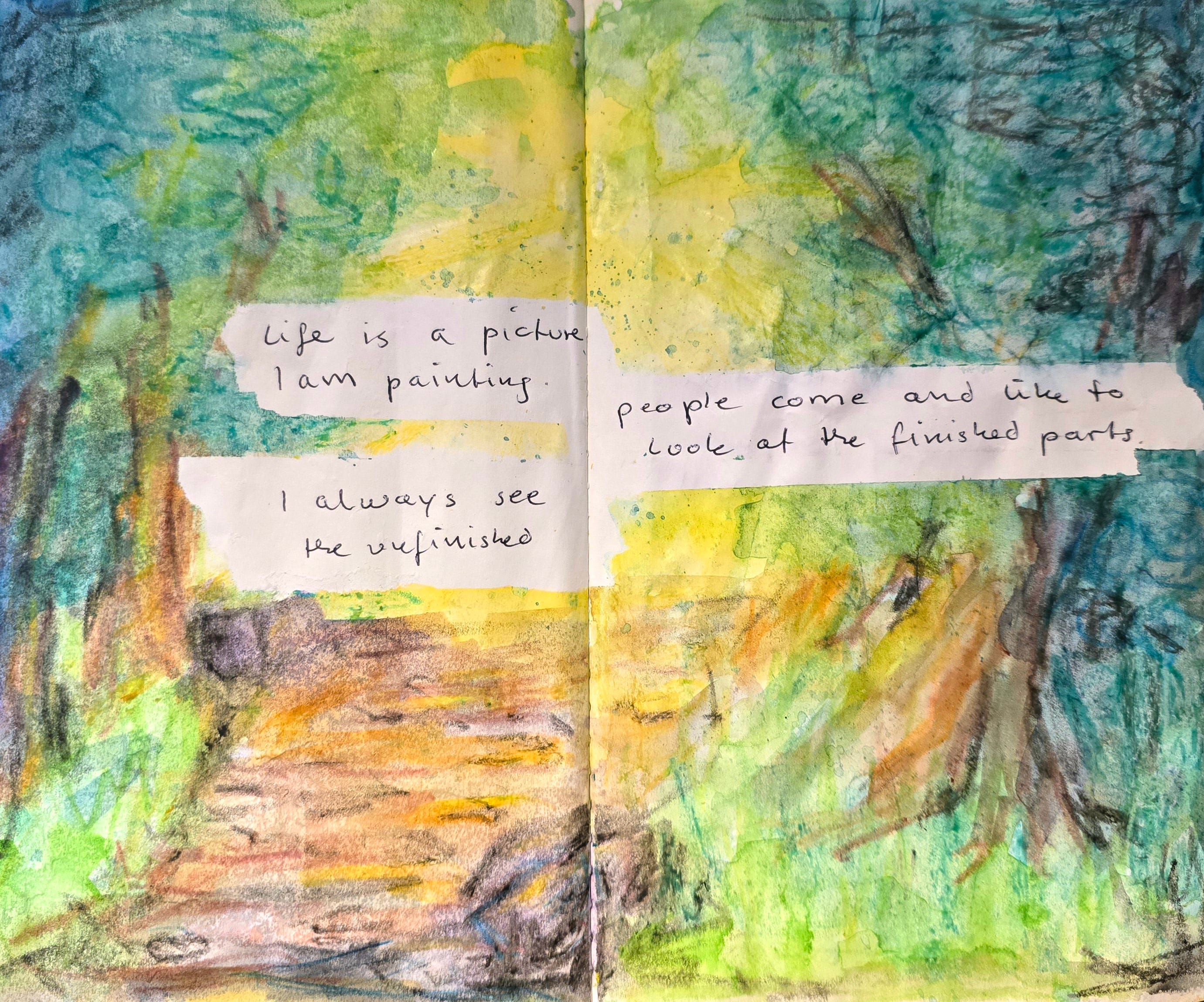 The Weight of Waiting - My Secret Garden by Maria Gehrke