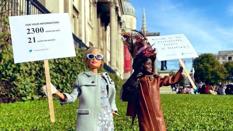 Protest Barbie - by Mikki Halpin - surfacing
